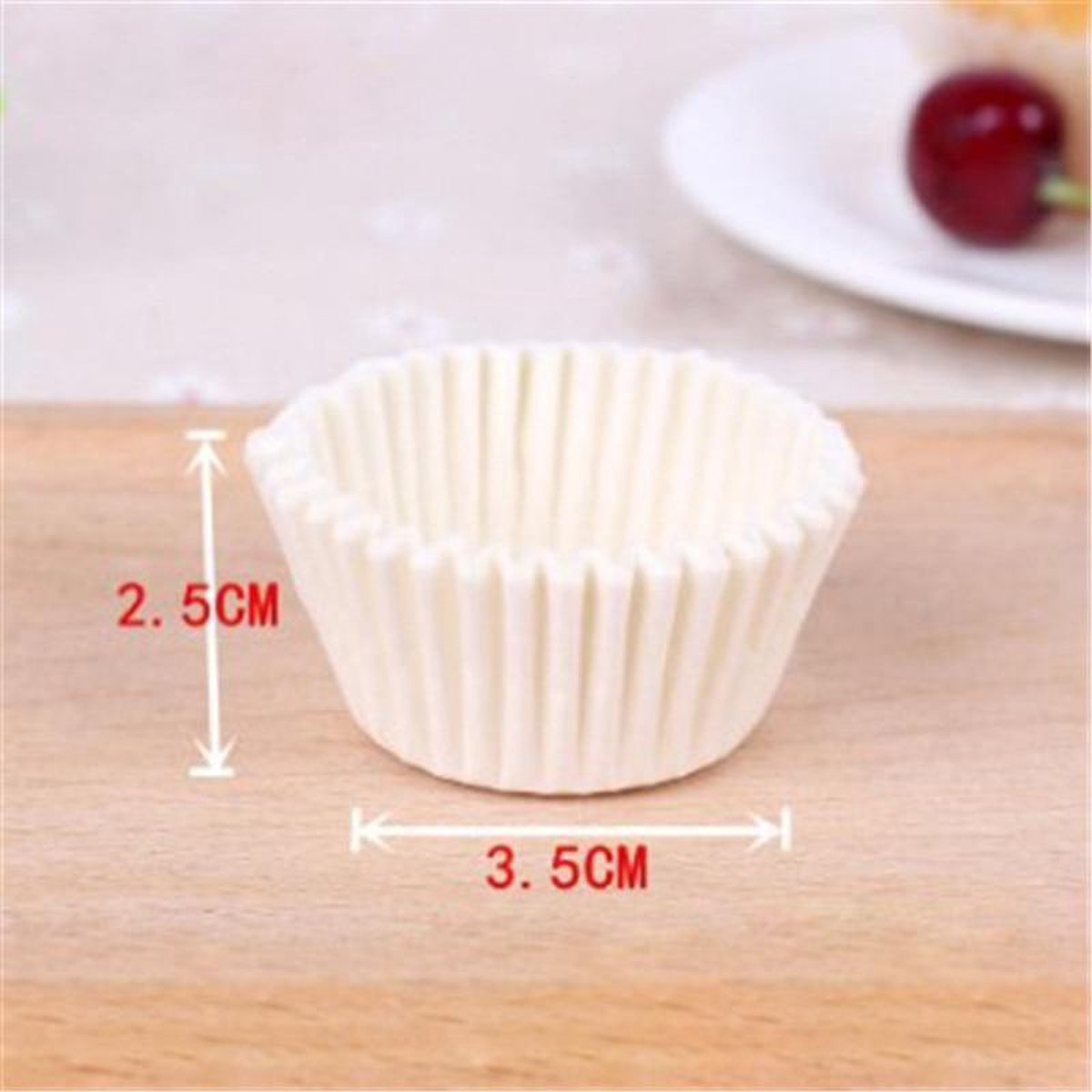 Cup cake bakjes – 500 stuks - muffin vorm - cake vorm – 500 Muffin ...