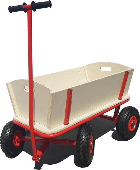 BOLDERKAR-HOUT/METAAL-88*44*52CM-80KG DRAAGCAPACITEIT - DIG121 | bol