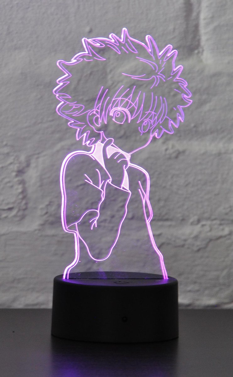 DawnLights - Killua Design - HxH - Hunter x Hunter - 3D Lamp - Led ...