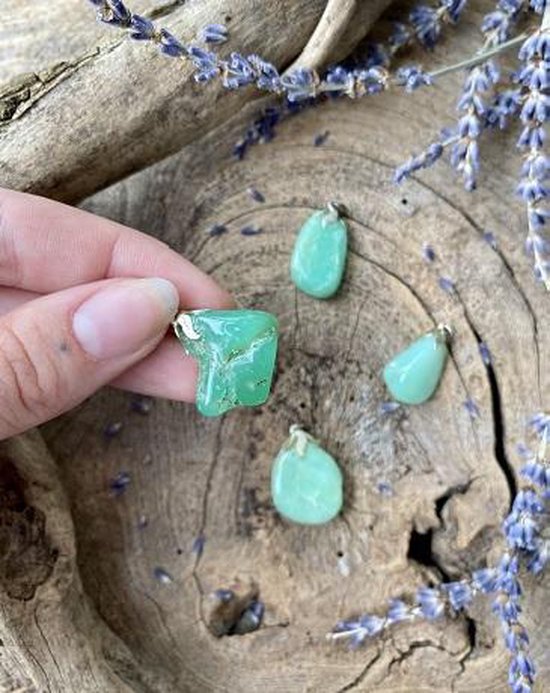 Ruben Robijn Chrysopraas A edelsteen hanger | bol.com