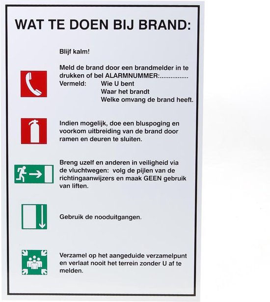 Sticker Calamiteitenbordje | bol.com