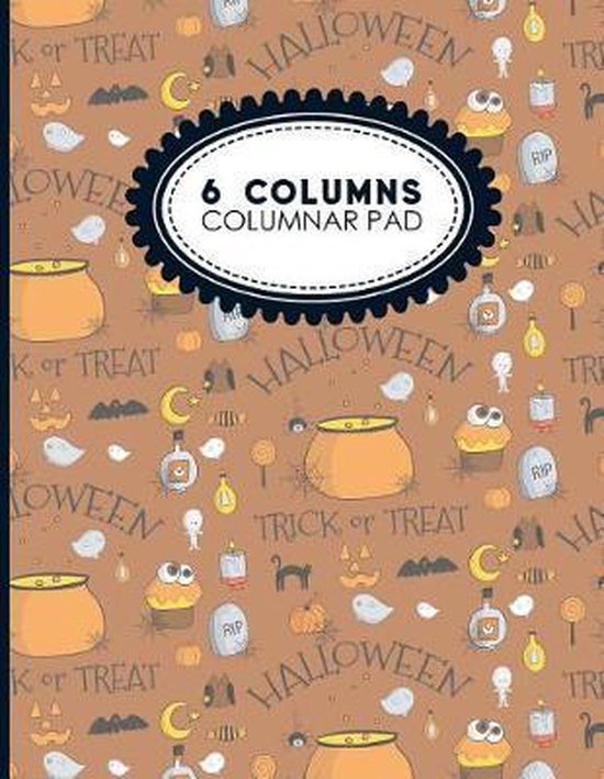 6 Columns Columnar Pad | 9781979717212 | Moito Publishing | Boeken ...