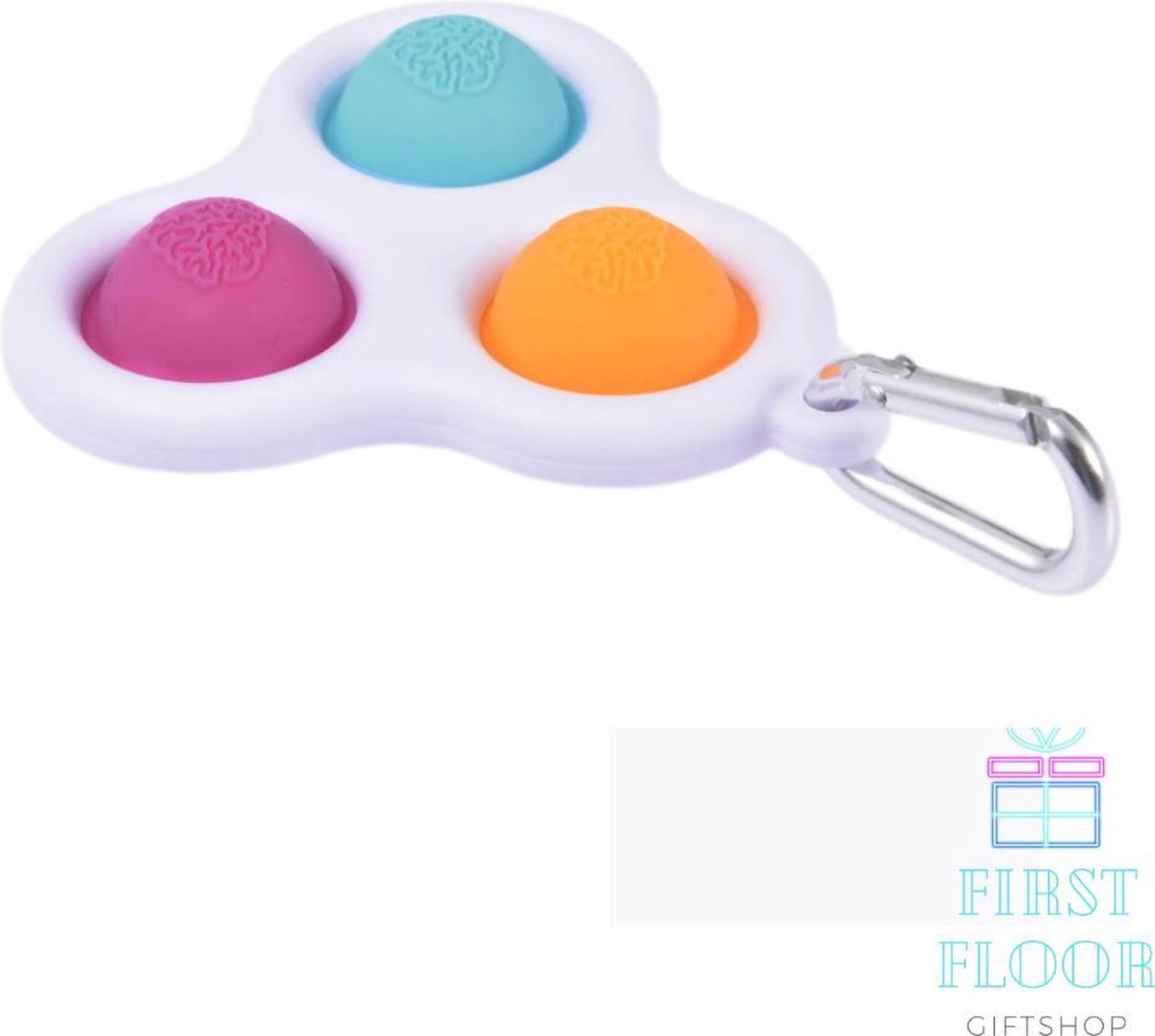Fidget Toy - Simple Dimple - Sleutelhanger - Simple Dimple Triple ...