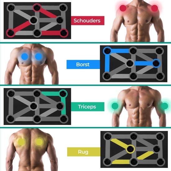 Niceey Push Up Bord – Opdruk bord – Push Up Bars – Incl ...