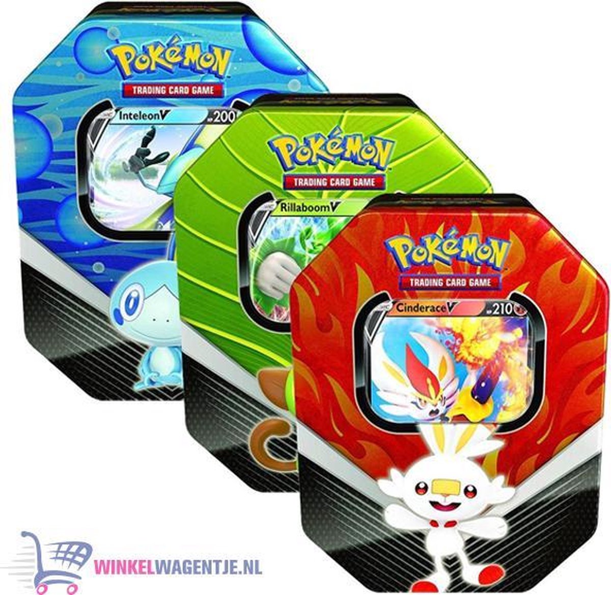 Pokémon Kaarten (40stuks) Galar Spring Tin - Grookey Rillaboom V + 5 ...