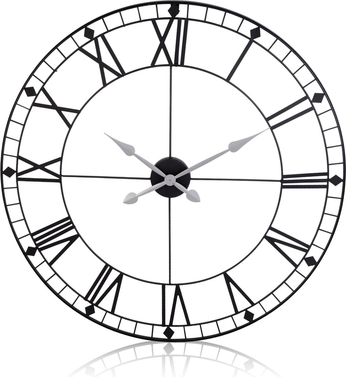 Grote Wandklok 88cm - Wandklok Industrieel - Wandklok Modern - XL ...