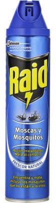 Raid Voladores Insecticida Frescor Spray Natural 600ml | bol.com