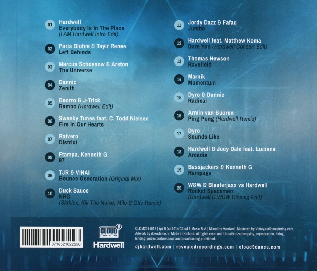 Hardwell - Presents Revealed Vol 5 (CD), Hardwell | CD (album) | Muziek ...
