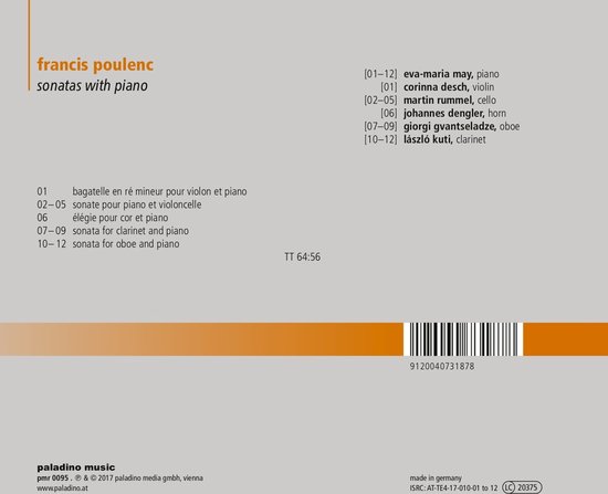 Eva-Maria May & Corinna Desch & Martin Rummel - Francis Poulenc ...