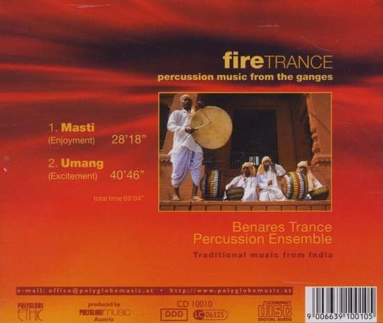 Benares Trance Percussion - Firetrance (CD), Benares Trance Percussion ...