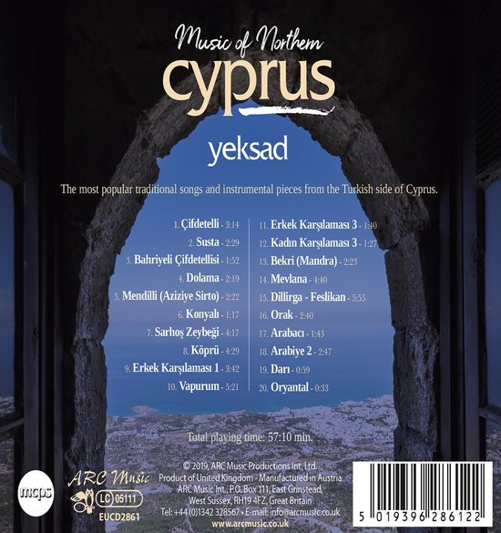Yeksad - Music Of Northern Cyprus (CD), Yeksad | Muziek | bol