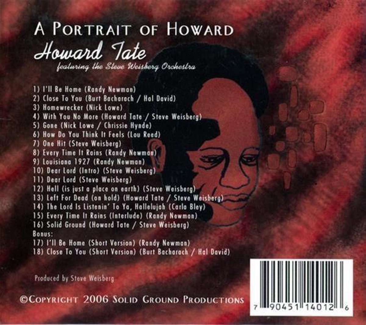 Howard Tate - A Portrait Of Howard (CD), Howard Tate | CD (album ...