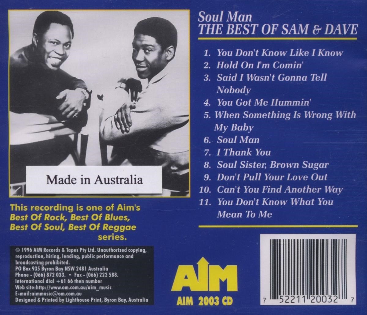Best Of - Soul Man (CD), Sam & Dave | CD (album) | Muziek | bol.com