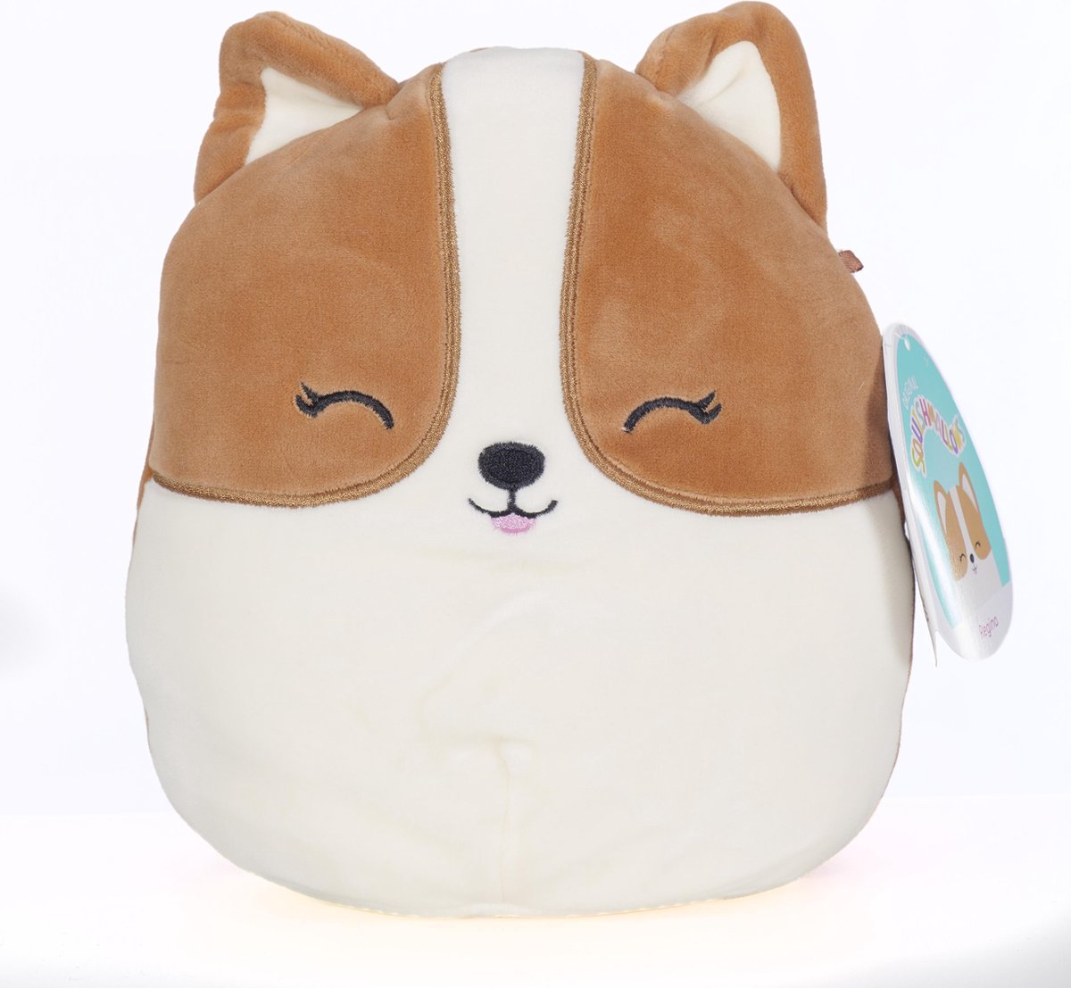 Squishmallow Knuffel - 19CM - Regina de Corgi - hond | bol.com