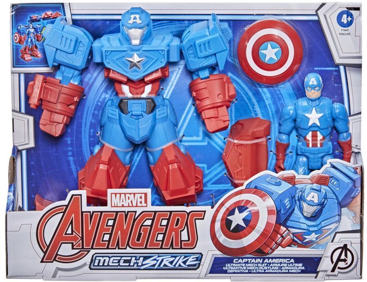 Hasbro Avengers Mech Strike Captain America | bol.com