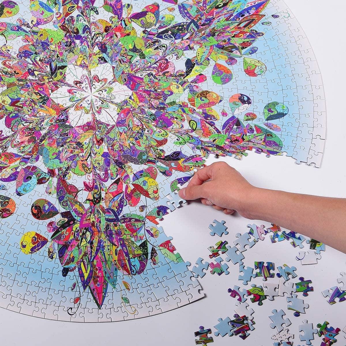 Ronde puzzel 1000 stukjes - Texture Puzzel - 50*70 cm- moederdag ...