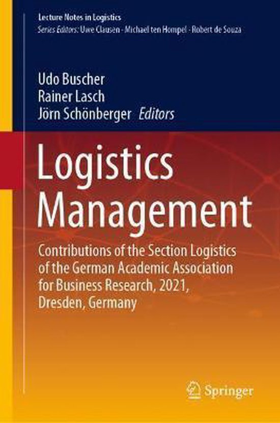 Lecture Notes in Logistics- Logistics Management | 9783030858421 ...