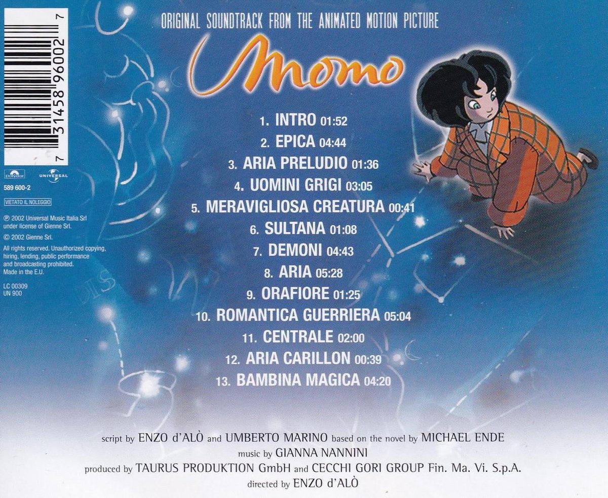Momo [Original Soundtrack], Gianna Nannini | CD (album) | Muziek | bol