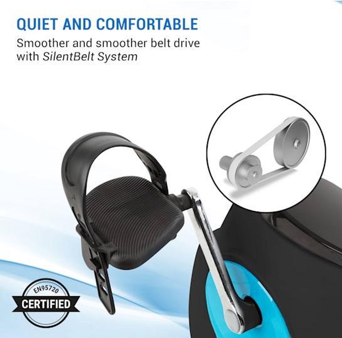 CAPITAL SPORTS Azura M3 Pro - hometrainer - fitness fiets - 8 standen ...