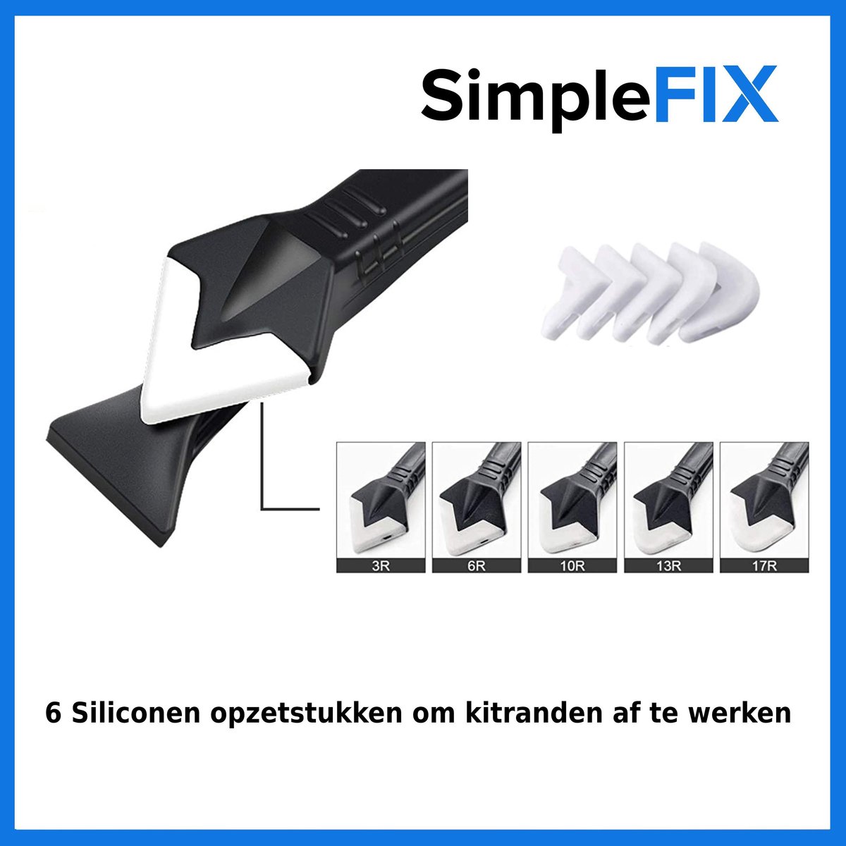 Simple Fix Kit Schraper – Kitspatel – Kit Tool – Siliconen Verwijderaar ...