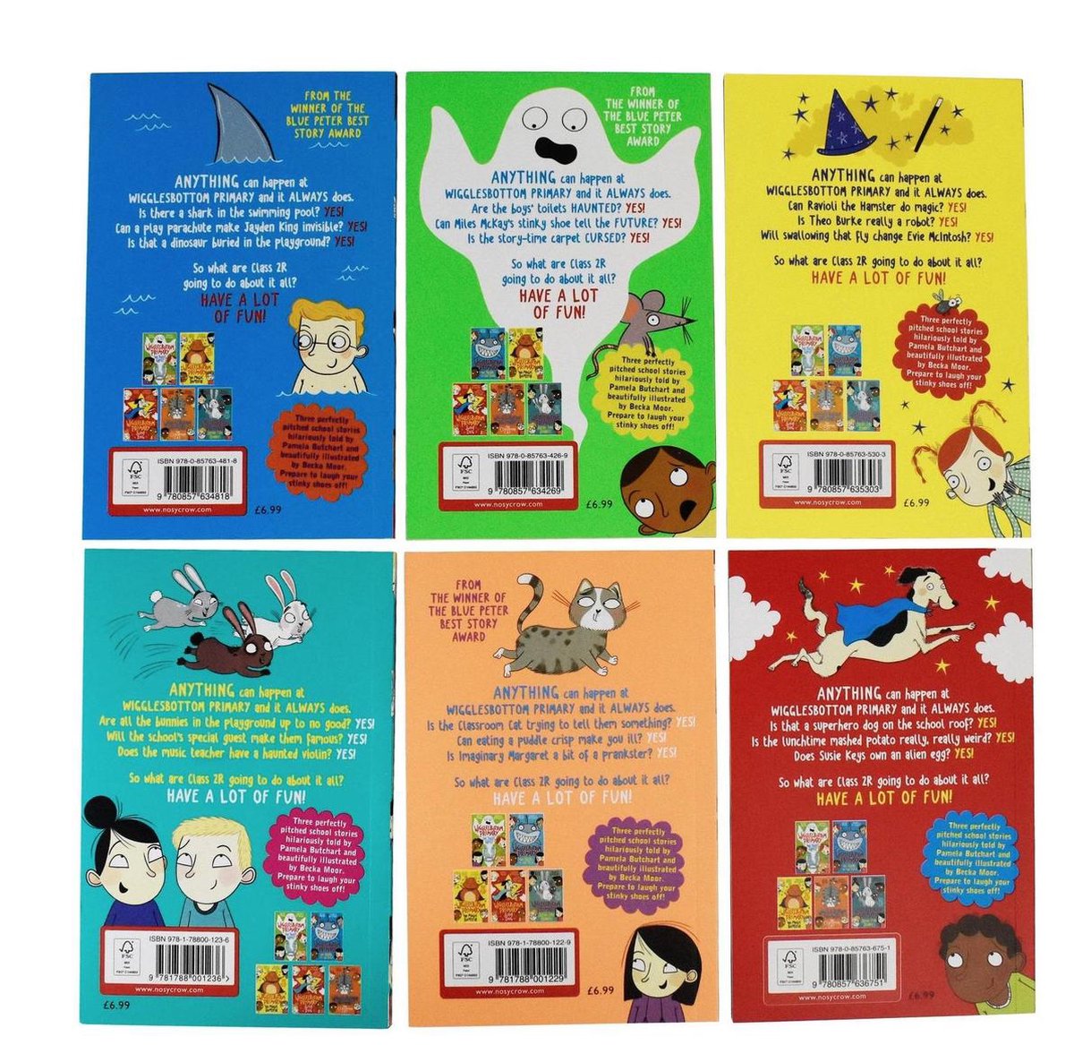 Wigglesbottom Primary Series 6 Books Collection Set, Pamela Butchart ...