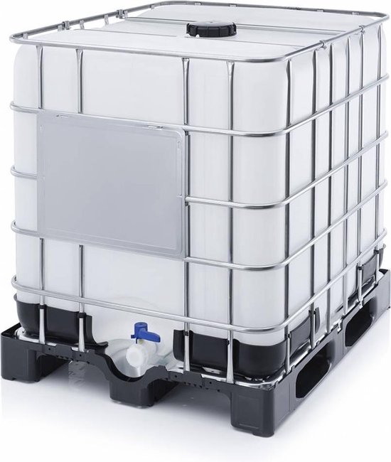 Huchem IBC Container - Watertank 1000 liter - Nieuwe binnenblaas en ...