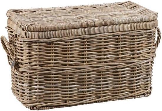 ROTAN opberg mand groot - Opbergmand - speelgoedmand -75X45X42 cm | bol.com