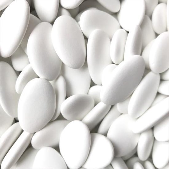 chocolade-boon of chocolade dragee doopsuiker 350 gram Wit suikerboon | bol