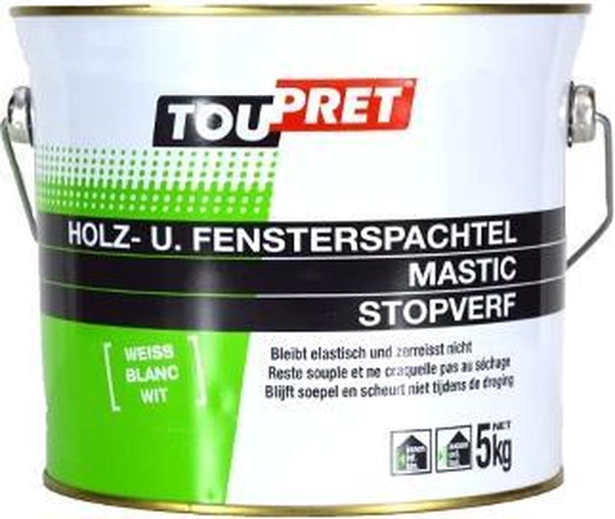 Toupret stopverf wit - 5 kg. | bol.com