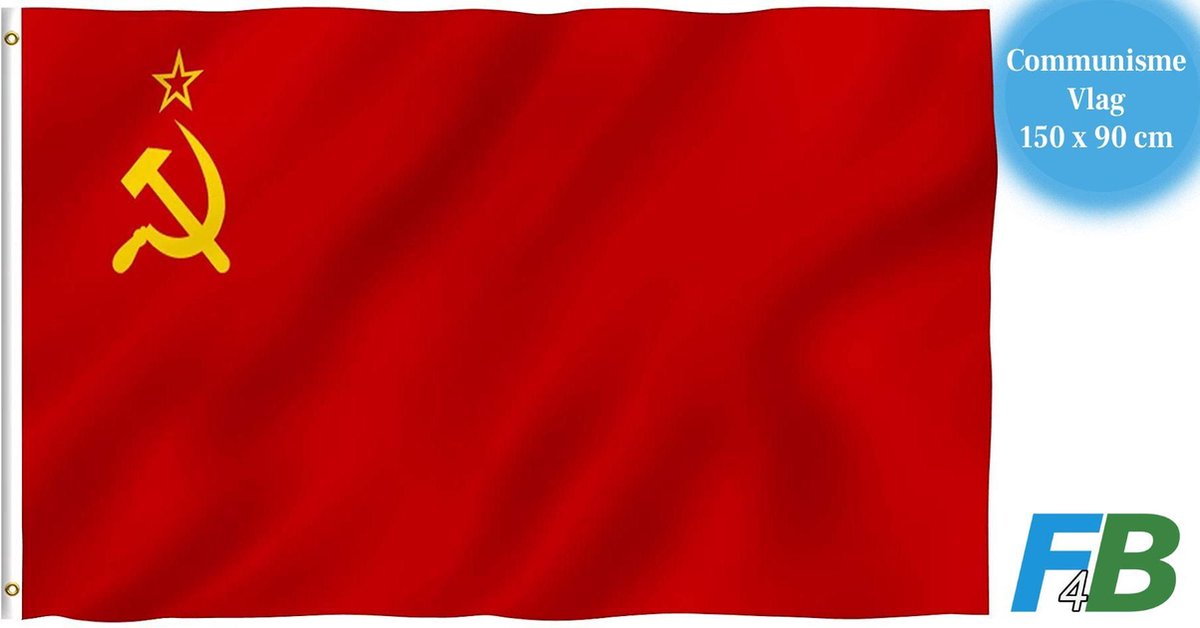 F4B Sovjet-Unie Vlag | 150x90 cm | Communisme Vlag | USSR | 100% ...