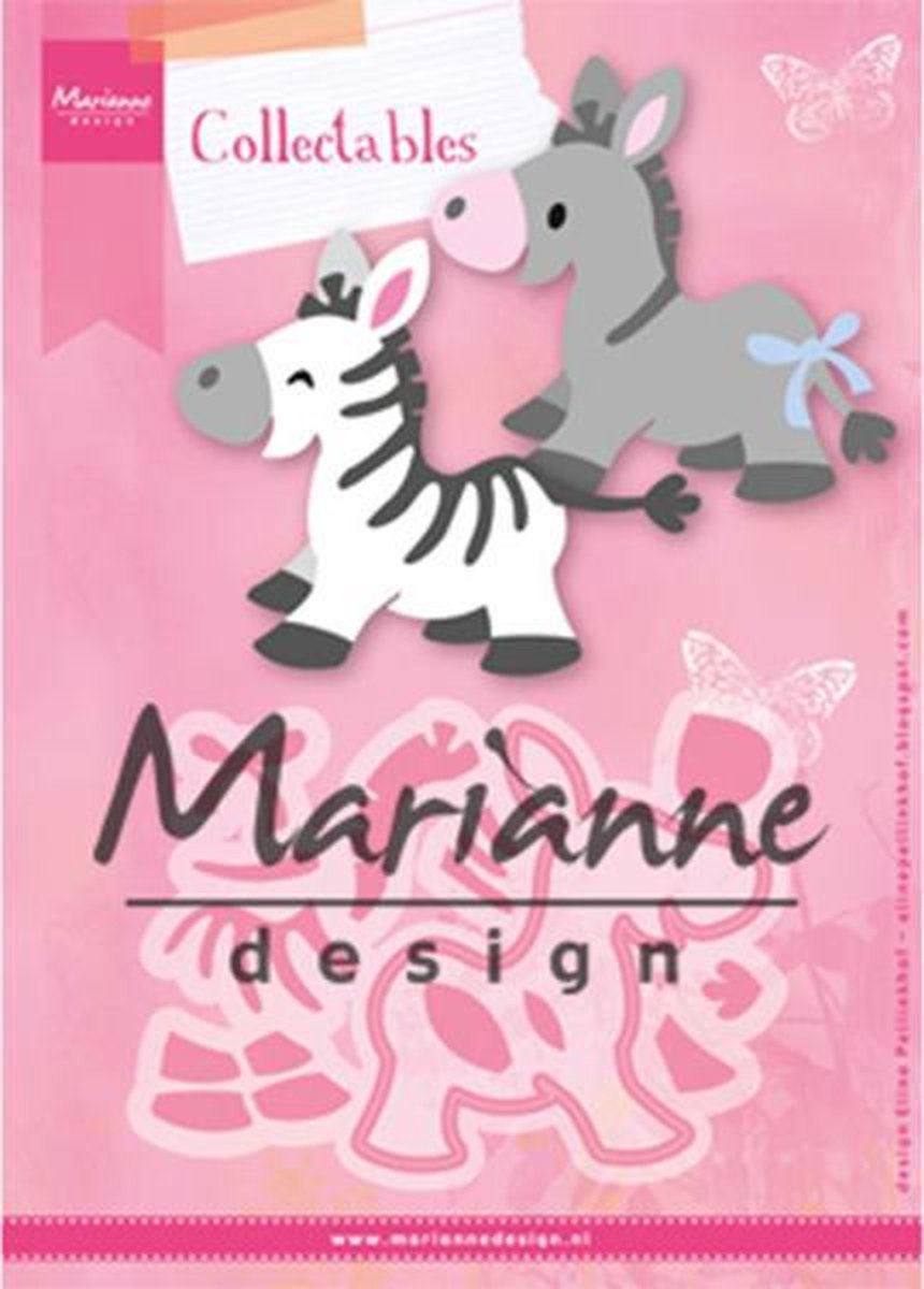Marianne Design Collectables - snij- embosstencil - Eline's Zebra & Ezel | bol.com