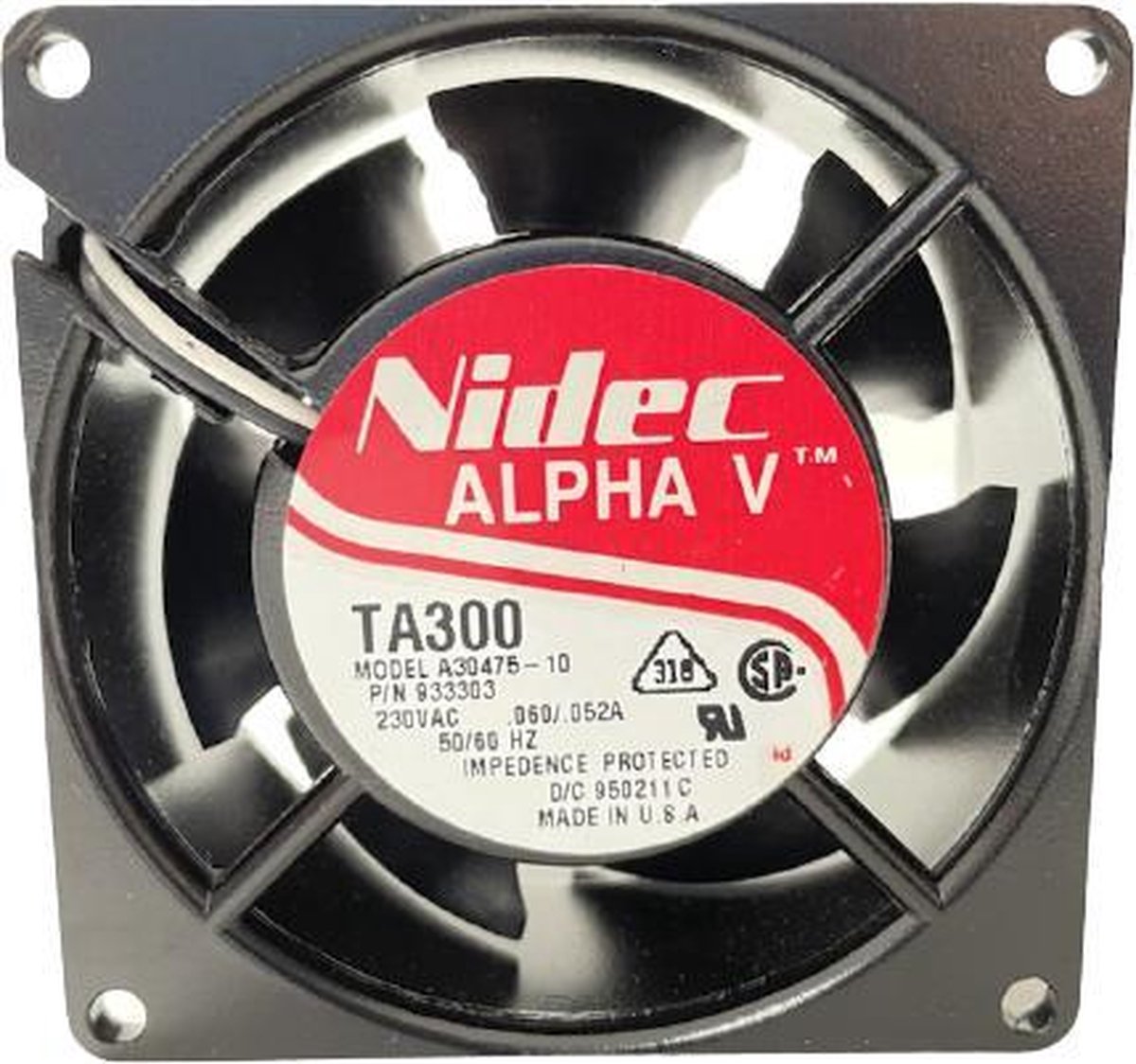 Nidec Alpha V TA-300 PC ventilator - PC Fan 80mm - AC Fan | bol.com