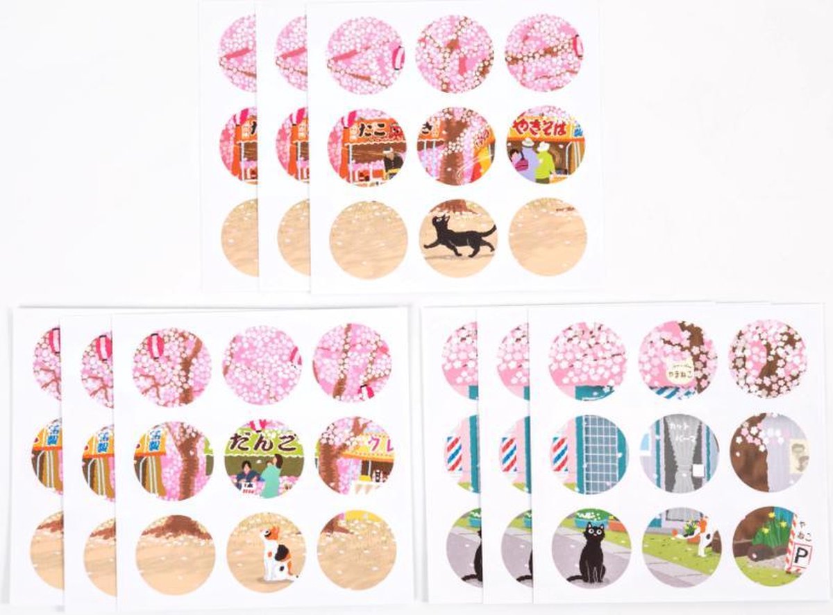 Een Dagje in De Stad Stippen Stickers | Mooie Leuke Schattige Stickers ...