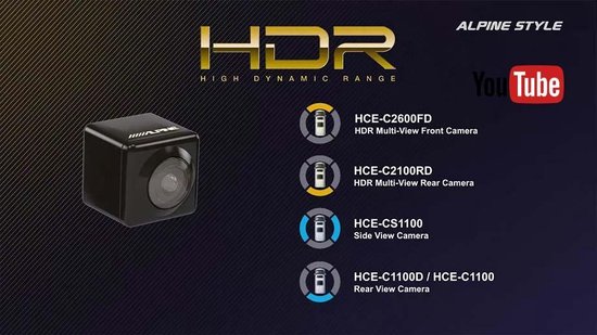 Alpine HCE-C1100 – Achteruitrijcamera (RCA) | bol