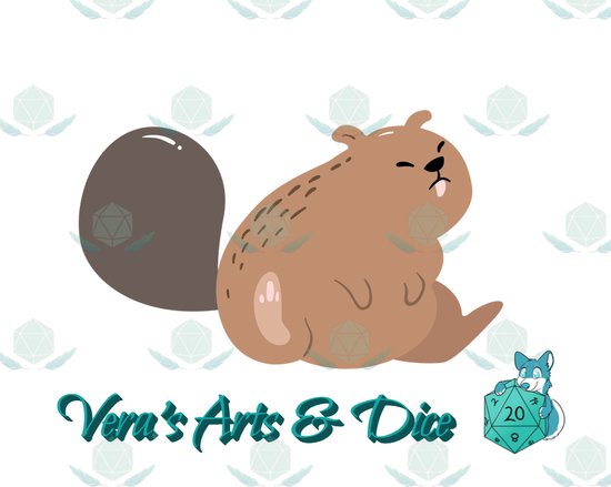 Bever Sticker - Zoogdieren Stickers Bevers - Knaagdier - Handgemaakte ...
