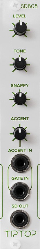 Tiptop Audio SD808 White - Drum modular synthesizer | bol