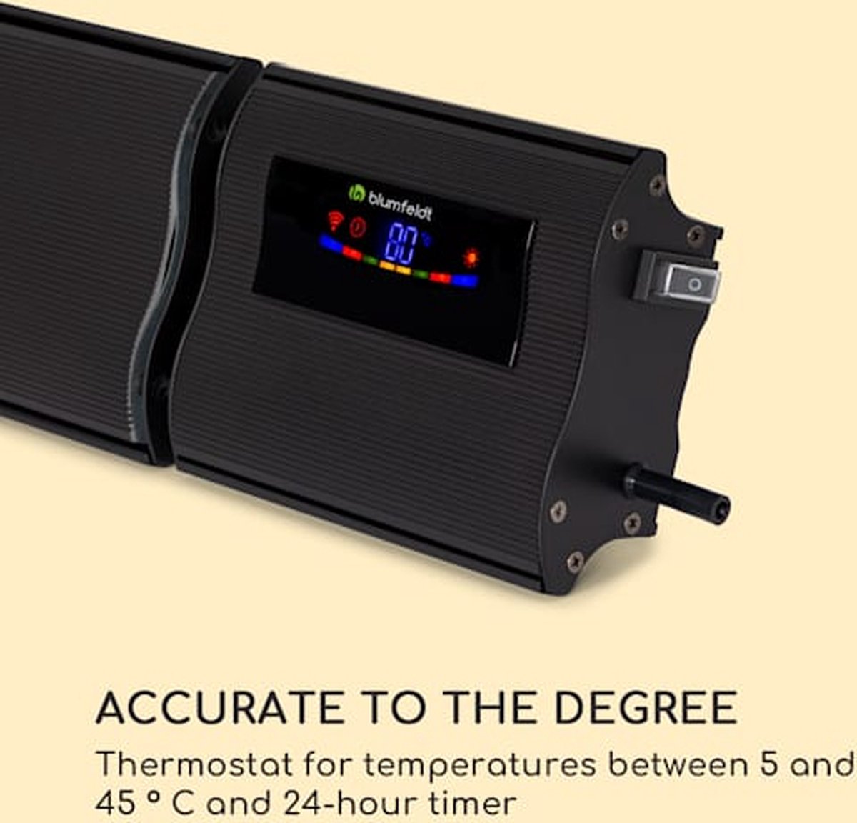 Blumfeldt Cosmic Beam Smart 30 - Infraroodverwarming - 3000W - App ...