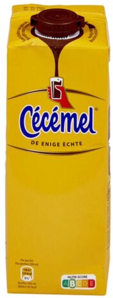 Cecemel - Chocomelk- Brik - 6x1L | bol.com