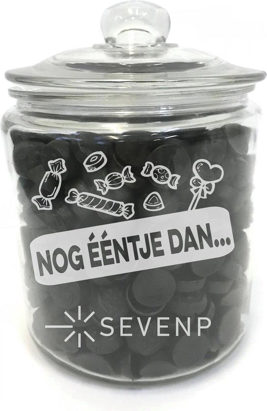 Snoeppot met LOGO gravure - zonder drop - Relatiegeschenk - Snoeppot/voorraadpot -... | bol