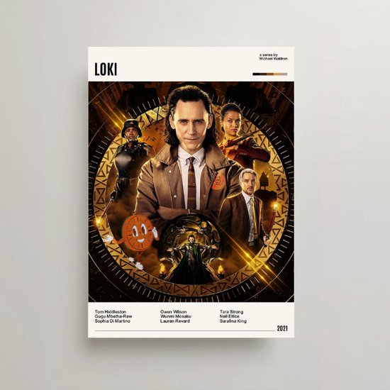 Marvel Poster - Loki Poster - Minimalist Filmposter A3 - Loki TV Poster ...