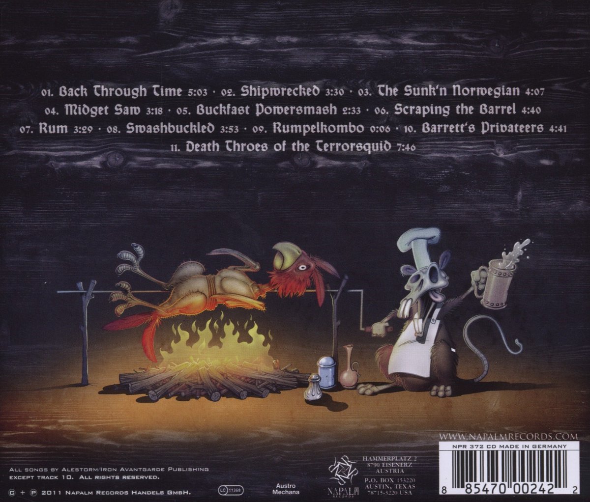 Alestorm - Back Through Time (CD), Alestorm | CD (album) | Muziek | bol.com