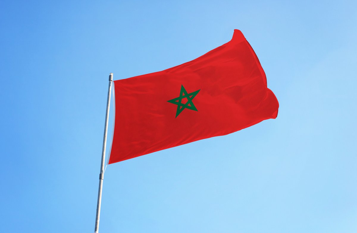 Marokkaanse vlag | 150 x 100 cm | Vlag Marokko | Vlag met Koord en Lus ...