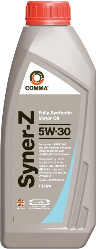 Comma | Syner-Z 5W-30 | Motorolie | 1 liter | bol