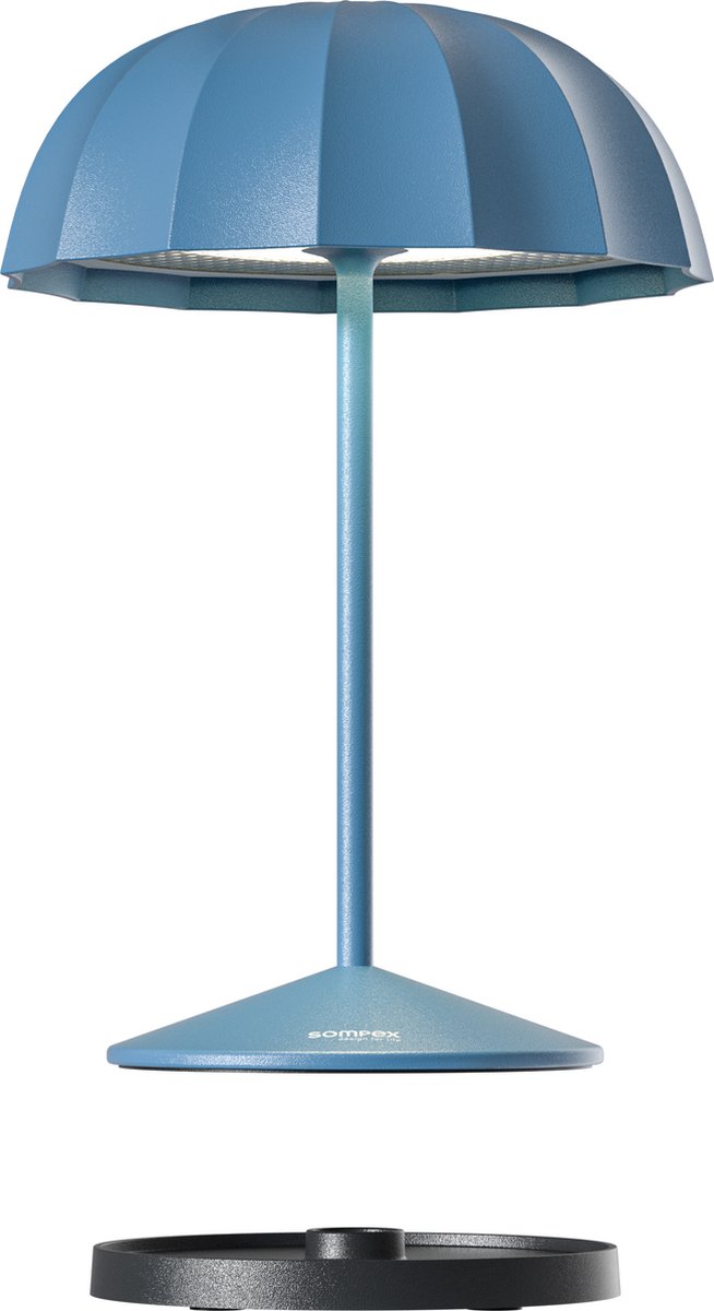 Sompex Tafellamp Ombrellino | Led | Blauw - indoor / outdoor / voor binnen en buiten... | bol.com