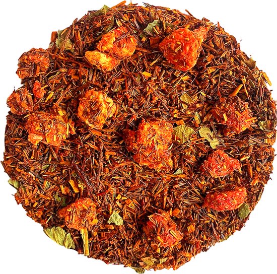Rooibos thee - Aardbei - Rooibosthee - Thee - Losse thee - Verse thee ...