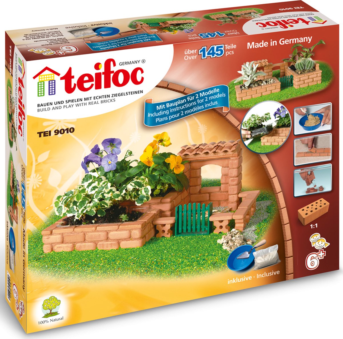 Teifoc Bouwdoos - Tuin Set - Inclusief Cement Kom, Troffel en Cement ...
