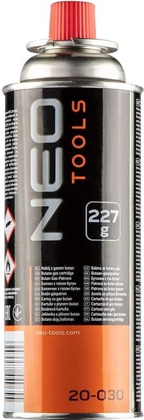 Neo-Tools Gasbus voor gasbrander – 227g | bol