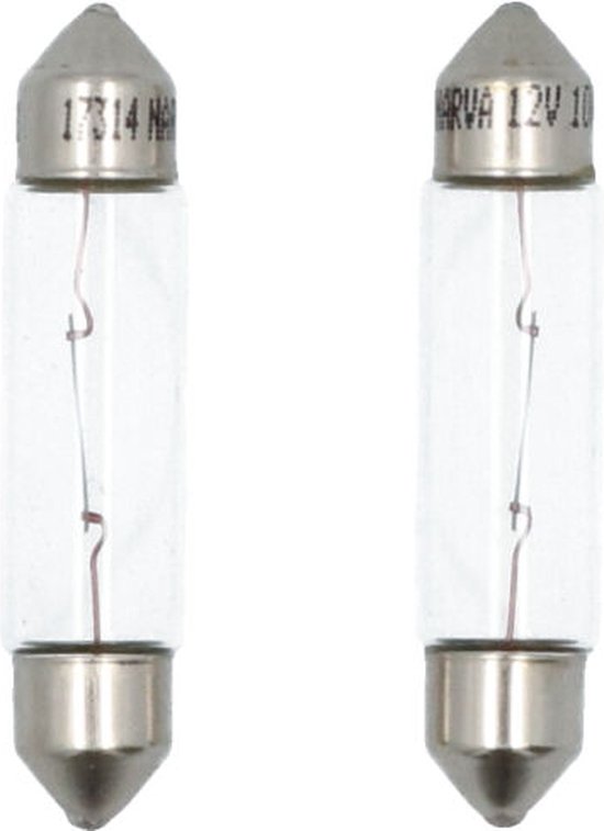 Carpoint Premium Autolampen 12V C10W 2 Stuks | bol