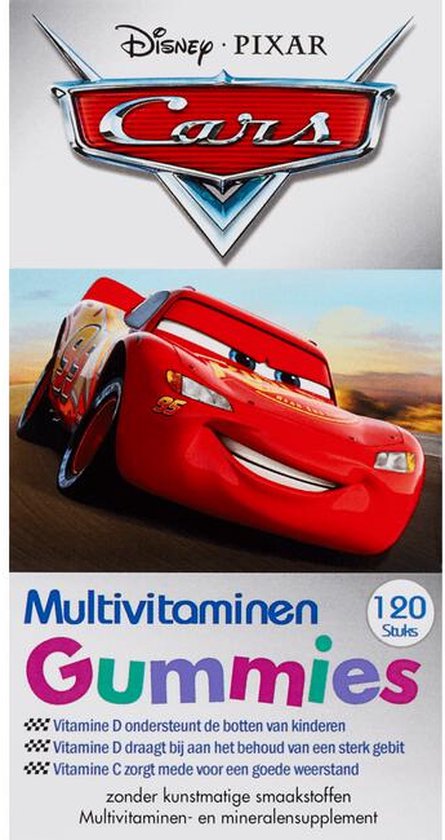 Disney Kinder Multivitamines Gummies Cars - 120 Gummies | bol