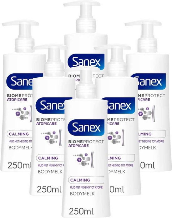 Sanex Biome Protect Atopicare Calming Bodymilk - 6 x 250 ml | bol